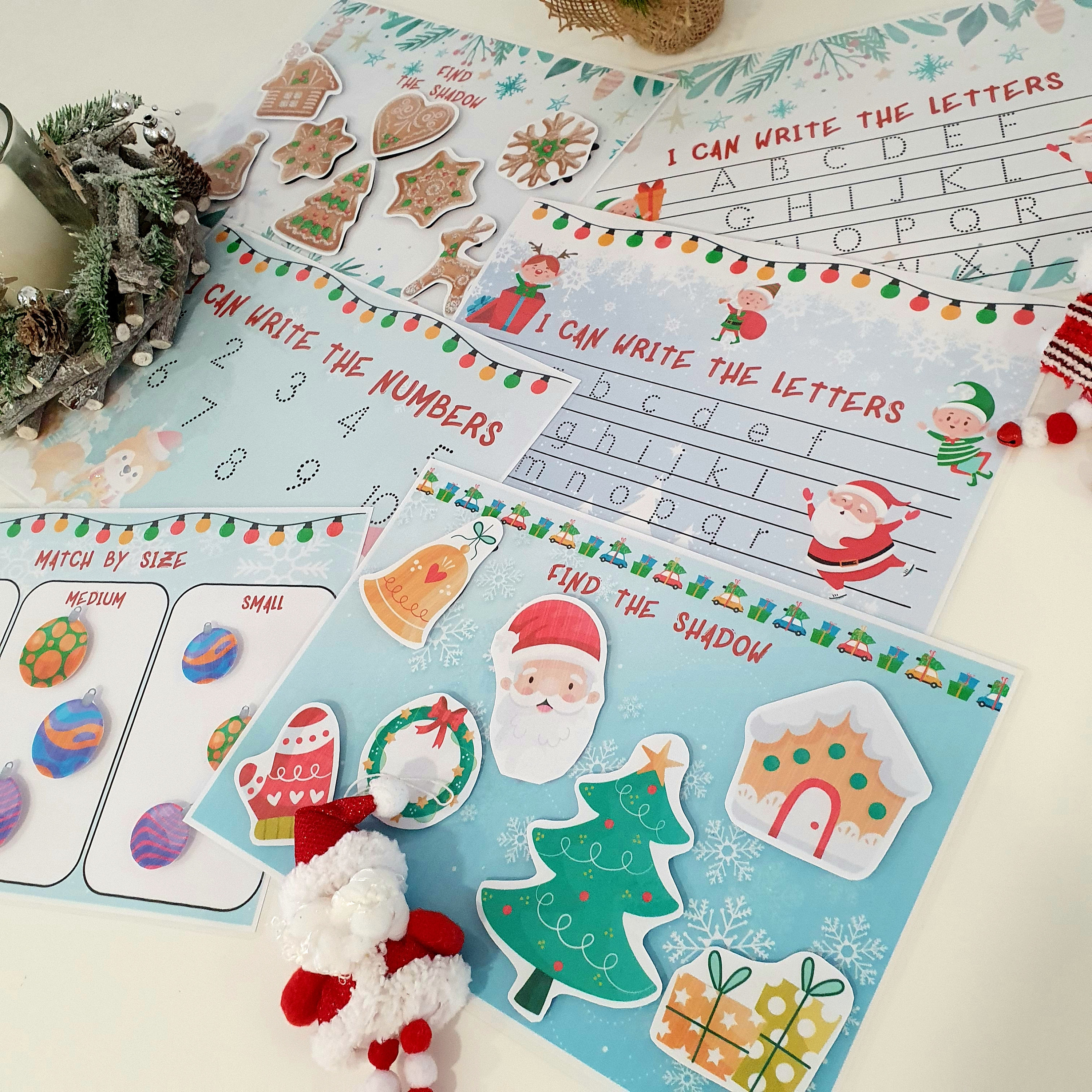 Christmas Busy Book Printable Busy Book for Toddler | Etsy UK