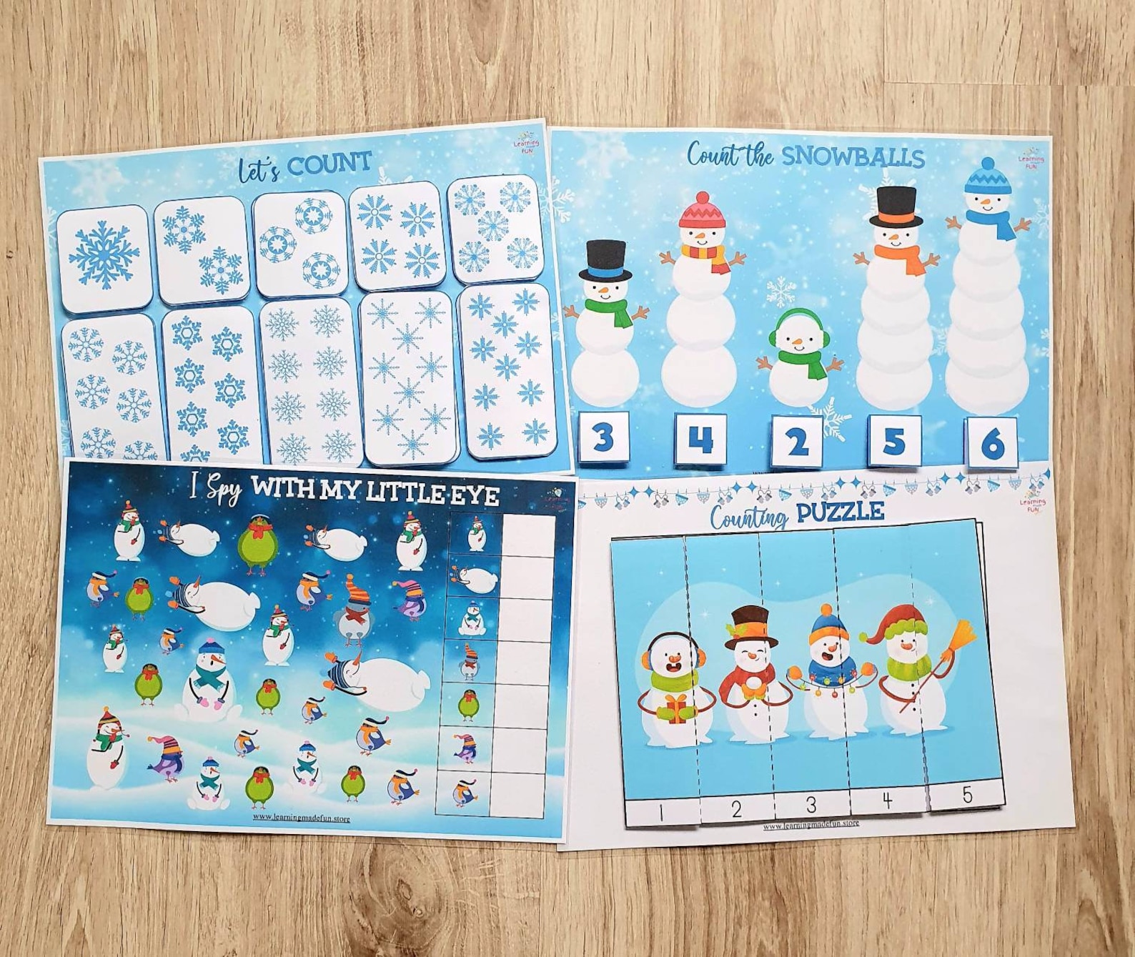 Winter Busy Book, Learning Binder, Preschool Learning Activities, Busy ...