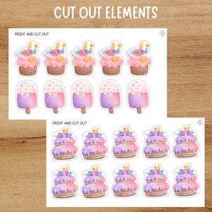 Feed the Unicorn Counting Cards: Flisat Insert Printable (digital ...