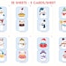 Winter Matching Game for Kids, Snowman Matching Activity, Christmas ...