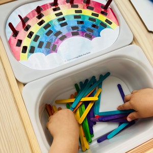 Popsicle Sticks Sorting Colours, Matching Colors Printable Flisat ...