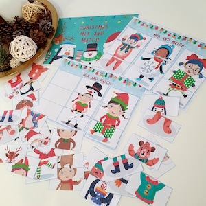 Christmas Matching Game for Toddlers, Busy Book Printable for Kids ...