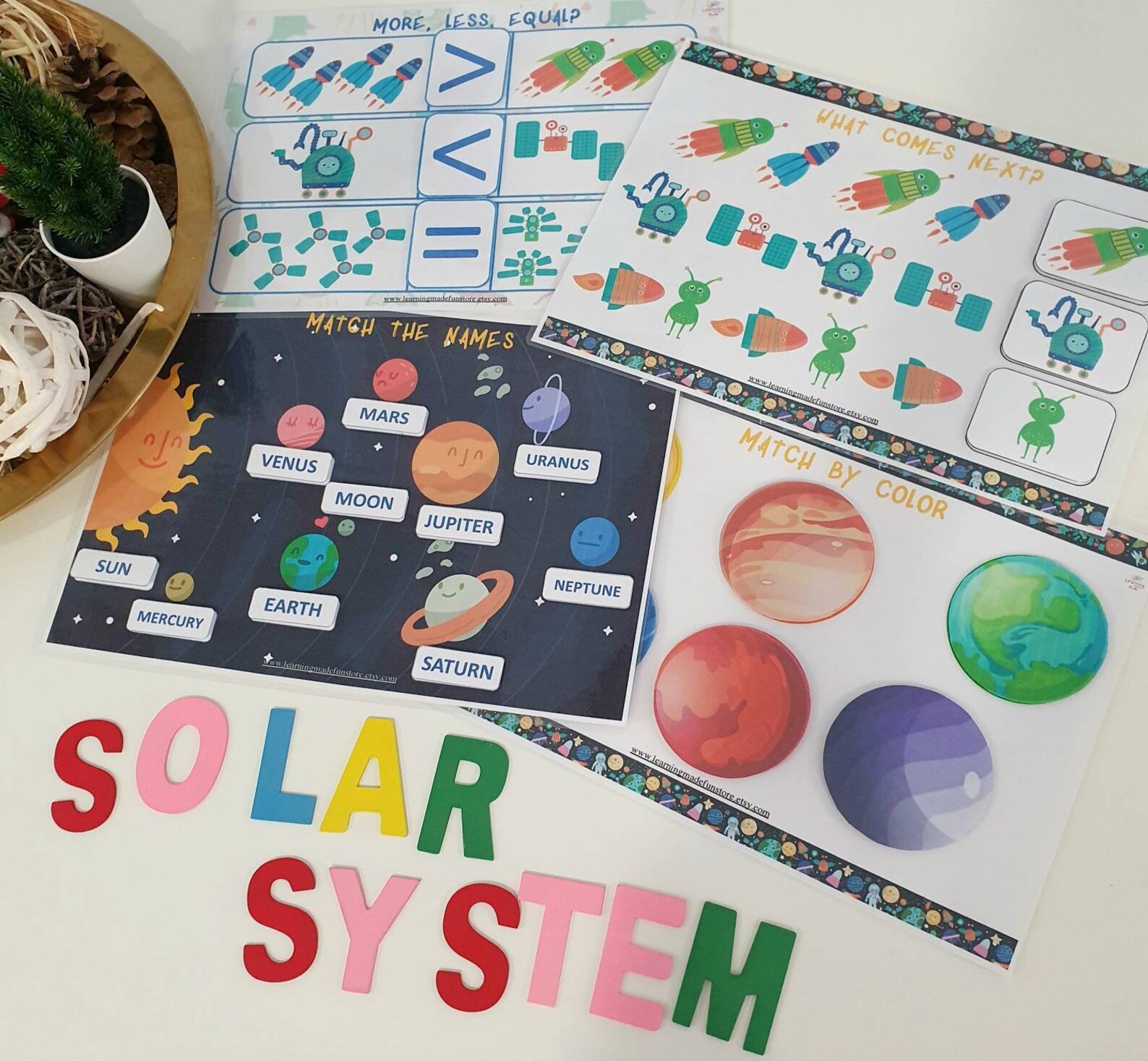 Solar System Busy Book Busy Book Printable Solar System | Etsy