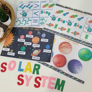 Solar System Busy Book Busy Book Printable Solar System | Etsy