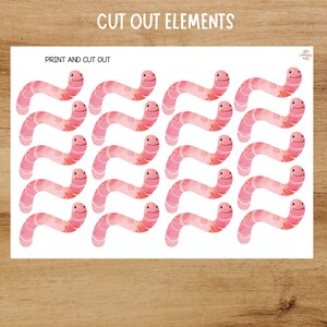 Feed the Chicken Counting, Printable Flisat Insert, Trofast Insert ...