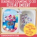 Spring Fairy Counting, Printable Flisat Insert, Trofast Insert ...