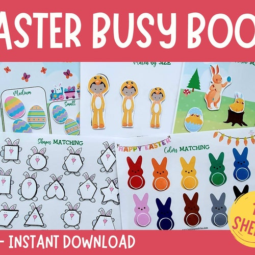 Toddler Busy Book Printable Preschool Learning Binder - Etsy