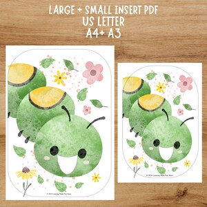 The Hungry Caterpillar Counting to 10, Printable Flisat Insert, Trofast ...