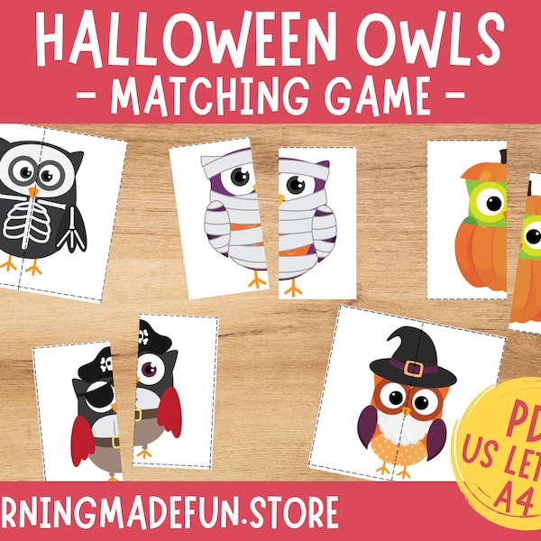 Printable Matching Games - Etsy