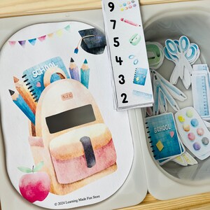 Back to School Backpack Count, Flisat Insert, Trofast Insert, Flisat ...