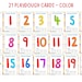 Numbers 0-20 Play Dough Mats, Printable Play Doh Toddler Activities ...