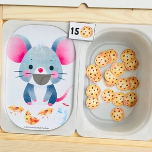If You Give a Mouse a Cookie Counting, Printable Flisat Insert, Trofast ...