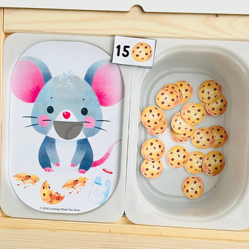 If You Give a Mouse a Cookie Counting, Printable Flisat Insert, Trofast ...