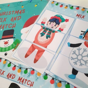 Christmas Matching Game for Toddlers, Busy Book Printable for Kids ...