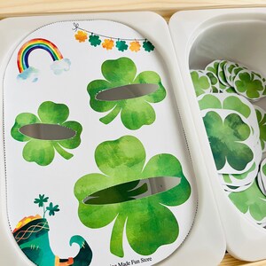 Saint Patrick Sort by Size, Printable Flisat Insert, Trofast Insert ...