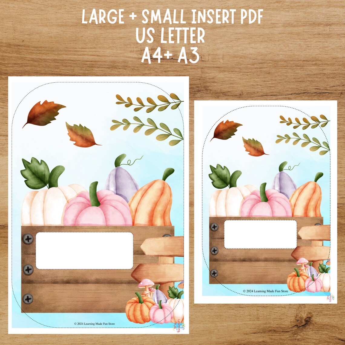 Pumpkins Counting Flisat Insert: Preschool Fall Sensory Play (digital ...