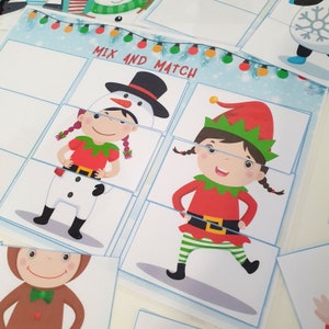 Christmas Matching Game for Toddlers, Busy Book Printable for Kids ...