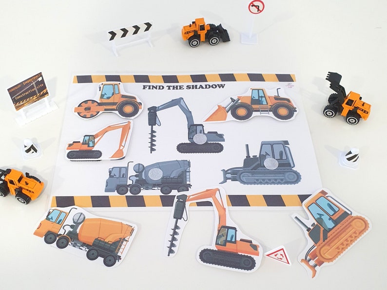 Construction Busy Book: Toddler Learning Activities (digital Download ...