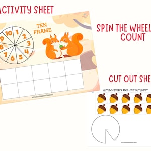Autumn Counting Activity, Numbers 1-10 Count, Learning Activities ...