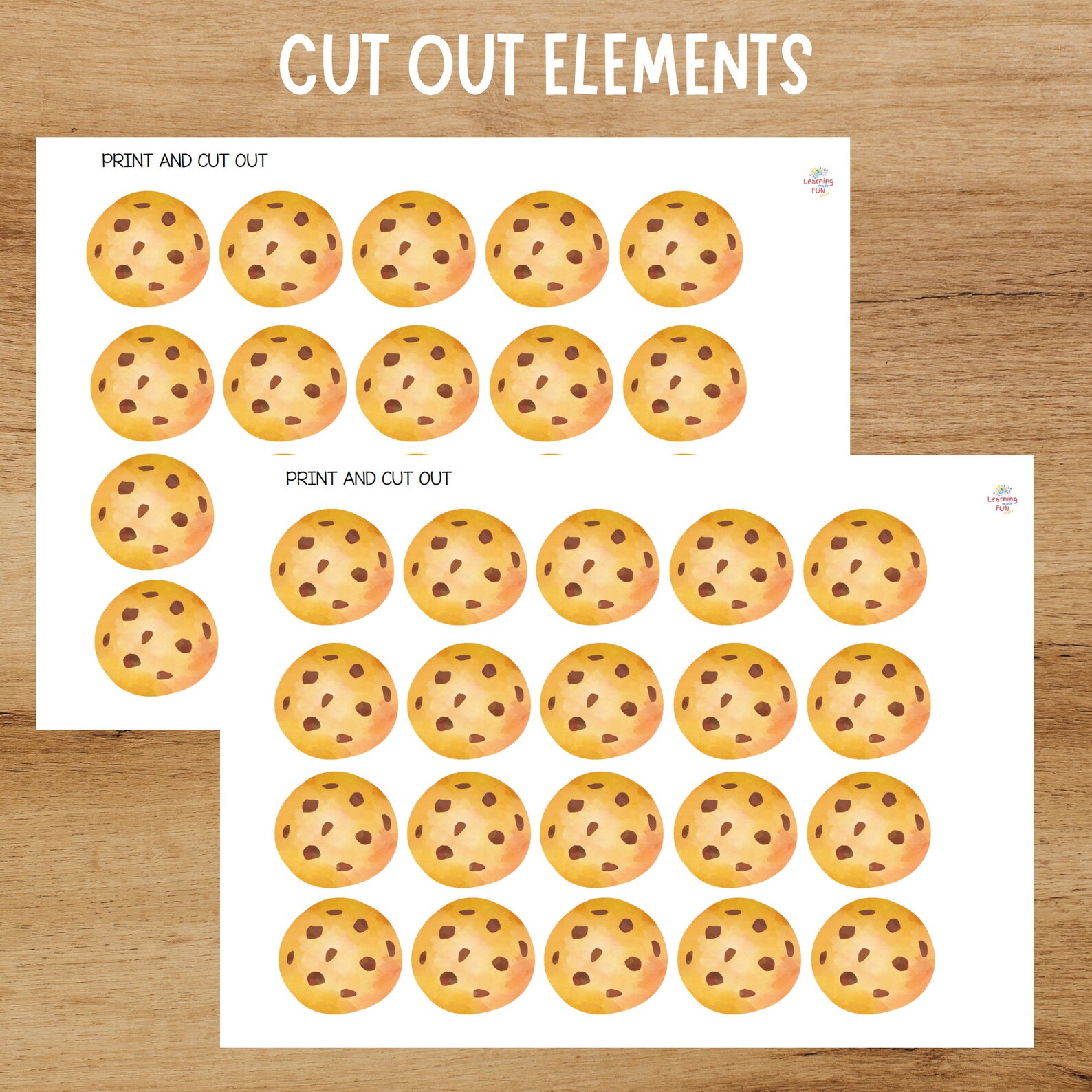 If You Give a Mouse a Cookie Counting, Printable Flisat Insert, Trofast ...