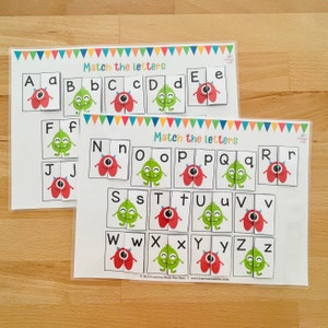 Monsters Toddler Busy Book, Preschool Learning Binder, Learning ...