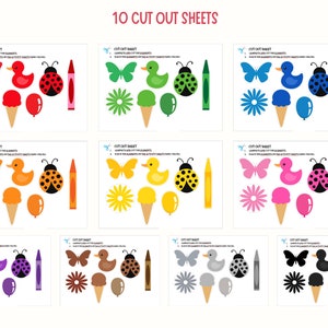 Color Matching Activities, Color Sorting, Toddler Busy Book, Printable ...