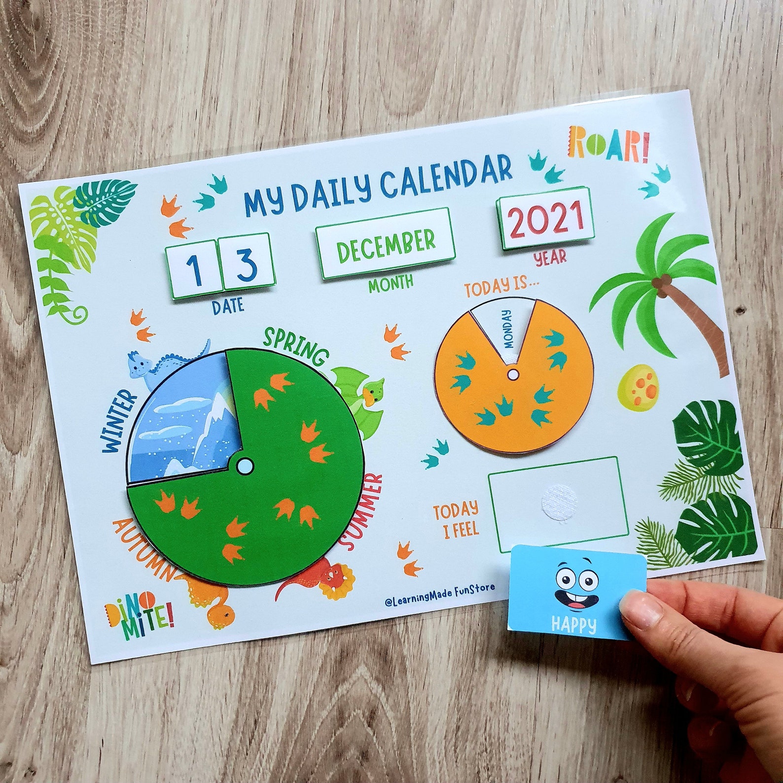 Morning Calendar Circle Time Printable Binder Preschool - Etsy