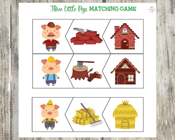Three Little Pigs Activities Printables
