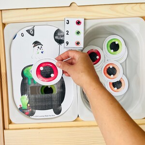 Halloween Eyes Potion Counting, Printable Flisat Insert, Trofast Insert ...