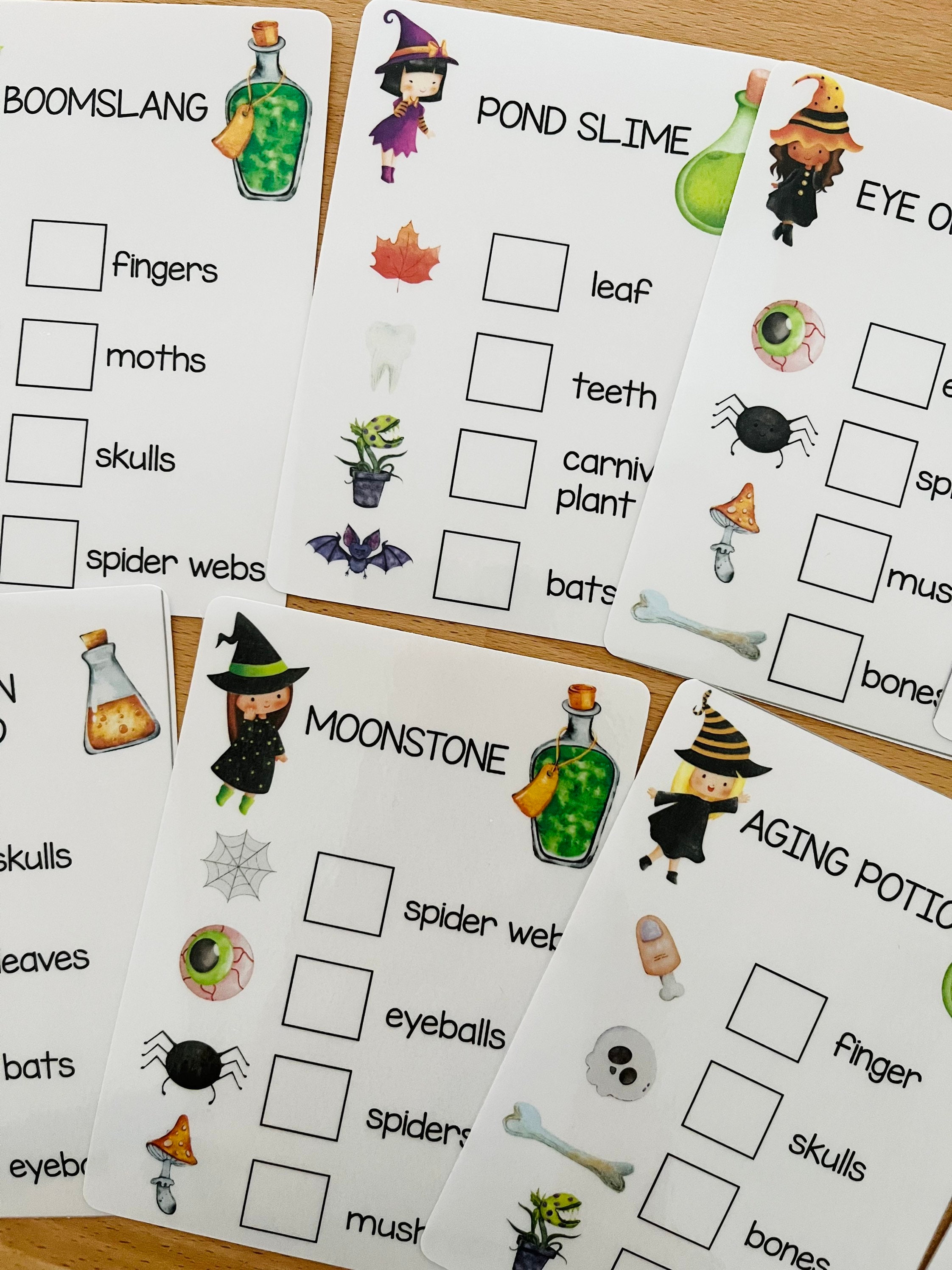 Halloween Potions Dramatic Play: Witch Brews Counting Game (PDF) - Etsy