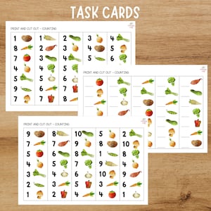 Make a Soup Counting, Printable Flisat Insert, Trofast Insert ...