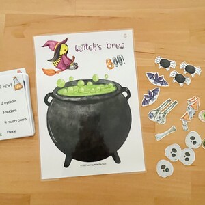 Halloween Potions Dramatic Play: Witch Brews Counting Game (PDF) - Etsy