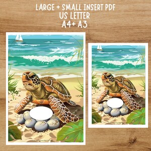 Sea Turtle Eggs Counting to 20, Printable Flisat Insert, Trofast Insert ...