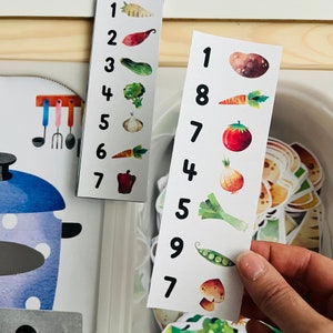 Make a Soup Counting, Printable Flisat Insert, Trofast Insert ...