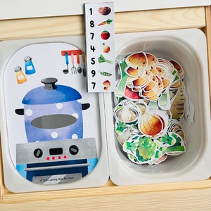 Make a Soup Counting, Printable Flisat Insert, Trofast Insert ...