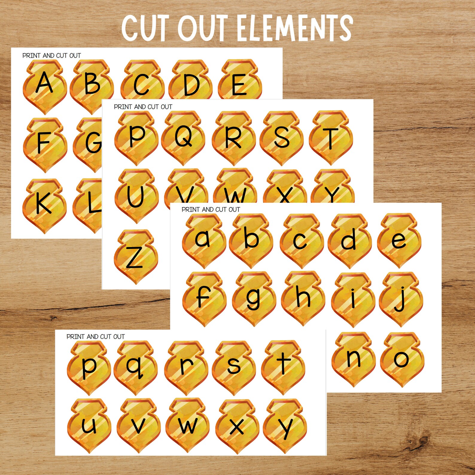 Firefighters Sorting Letters Printable Flisat Insert, Trofast Insert ...