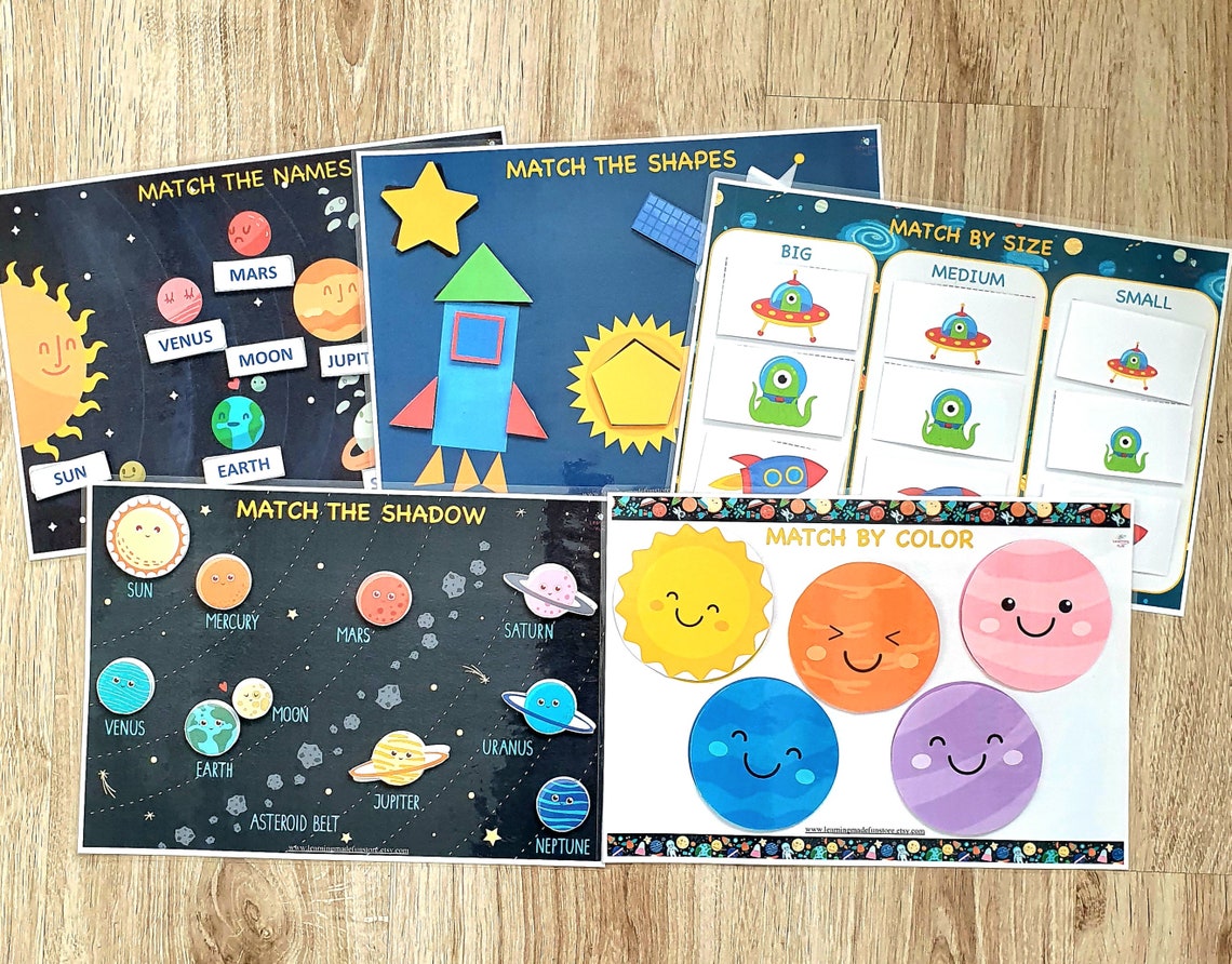 Solar System Busy Book Busy Book Printable Solar System - Etsy