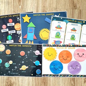 Solar System Busy Book, Busy Book Printable, Solar System Printable ...