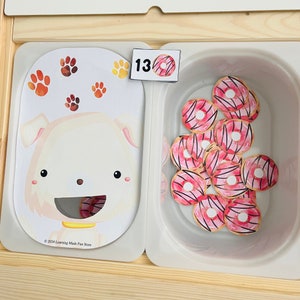 If You Give a Dog a Donut Counting, Printable Flisat Insert, Trofast ...
