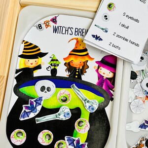 Halloween Potions Flisat Insert, Trofast Insert, Flisat Printable ...