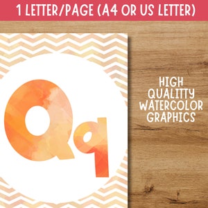 Alphabet Posters Flashcards, ABC Cards, Preschool Flash Cards, ABC ...