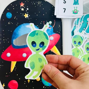 Space Activity Counting, Printable Flisat Insert, Trofast Insert ...