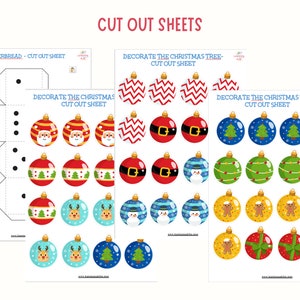 Decorate the Christmas Tree, Christmas Busy Book Page, Christmas Games ...