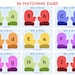 ABC Matching Game, Winter Alphabet, Mittens Matching Activity, Busy ...
