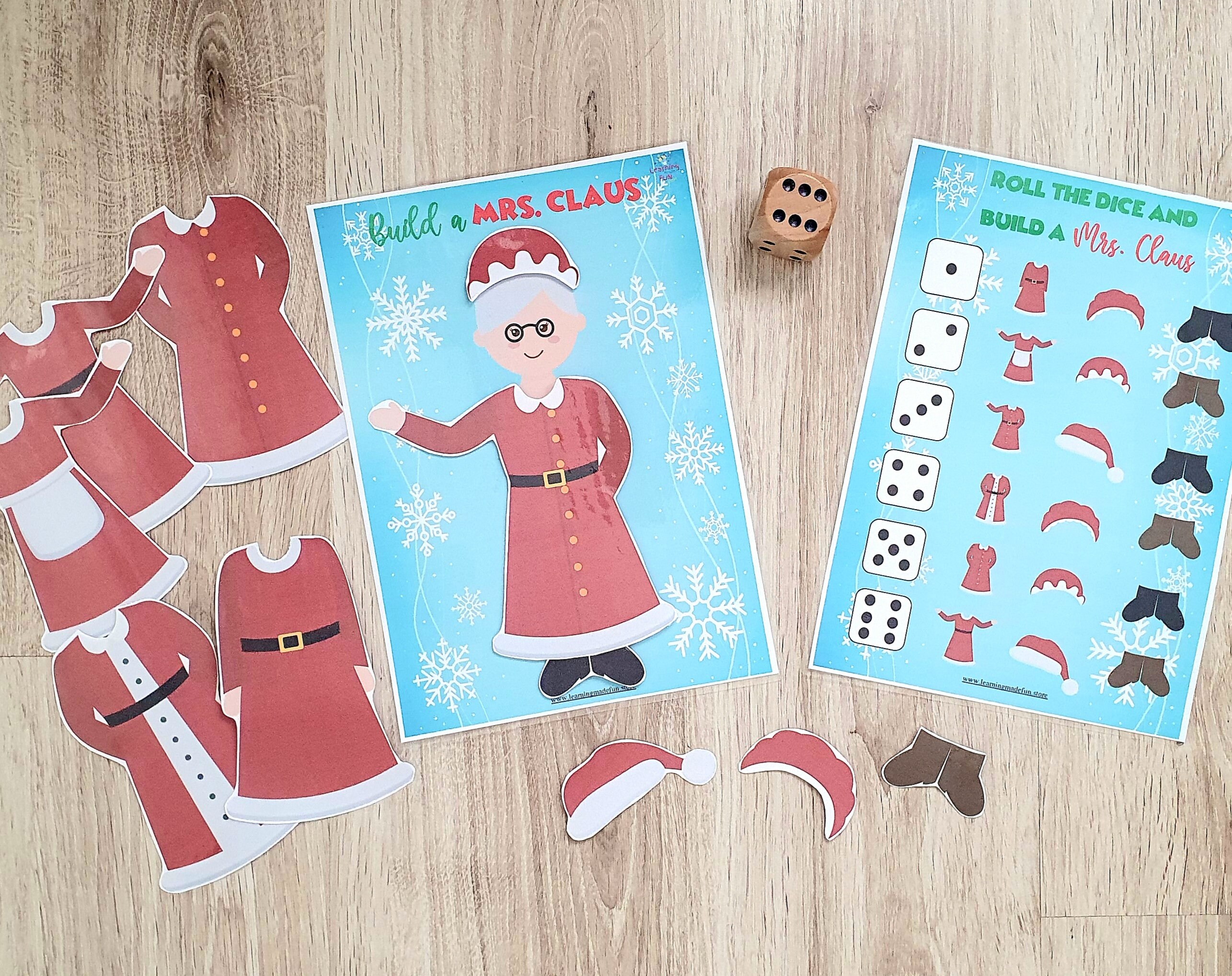 Build a Santa Christmas Activity Toddler Busy Book | Etsy