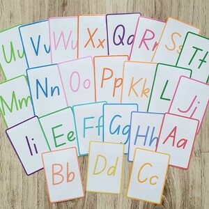 Montessori Flashcards Bundle: ABC, Numbers, Shapes, Colors (printable ...