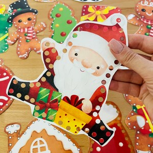 Christmas Printable Lacing Cards, Toddler Fine Motor Skill Activity ...