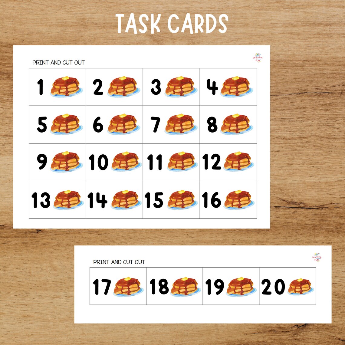 If You Give a Pig a Pancake Counting, Printable Flisat Insert, Trofast ...