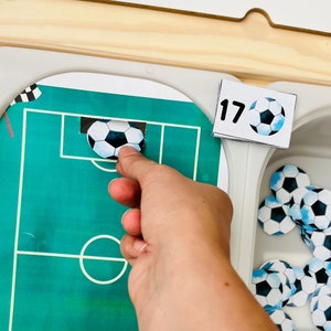 Football Counting to 20, Printable Flisat Insert, Trofast Insert ...