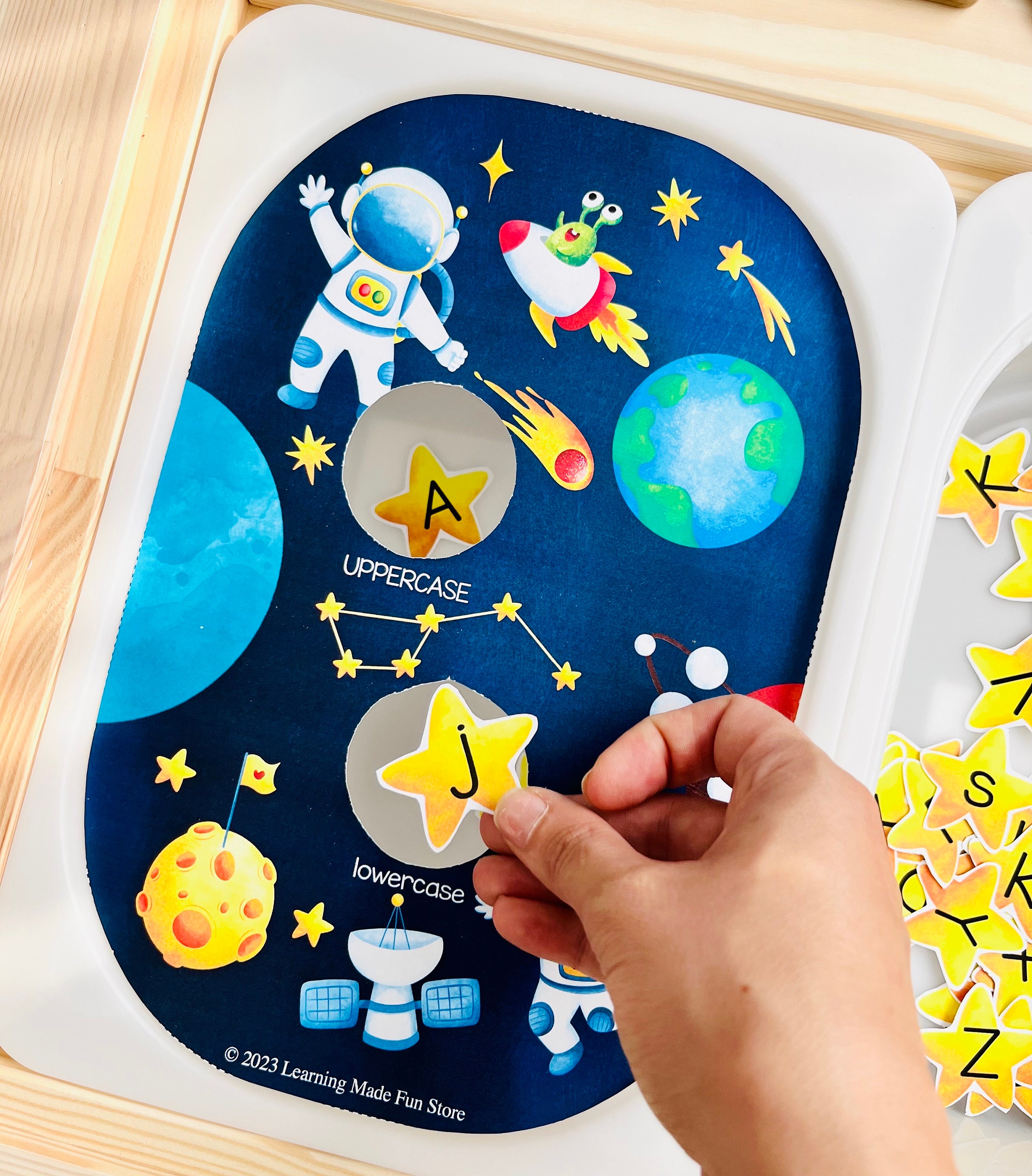 Space Sorting Letters Printable Flisat Insert, Trofast Insert ...